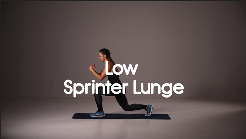 Low Sprinter Lunge - HIIT Exercise – Group HIIT
