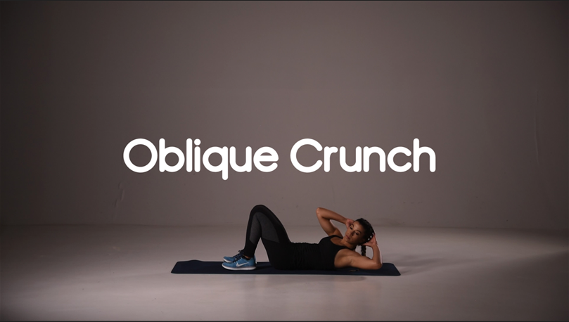 How to do an Oblique Crunch- HIIT Exercise – Group HIIT