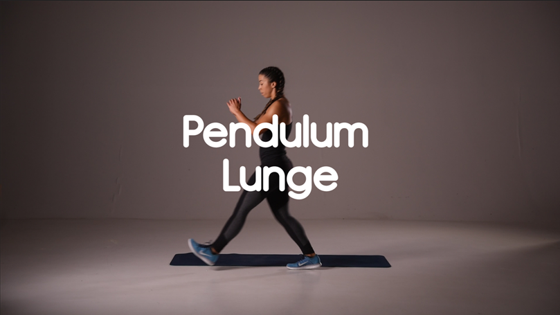 How to do a Pendulum Lunge- HIIT Leg Exercise – Group HIIT