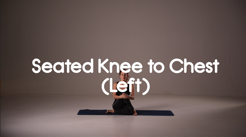 How to do Seated Knee to Chest - Yoga Poses – Group HIIT