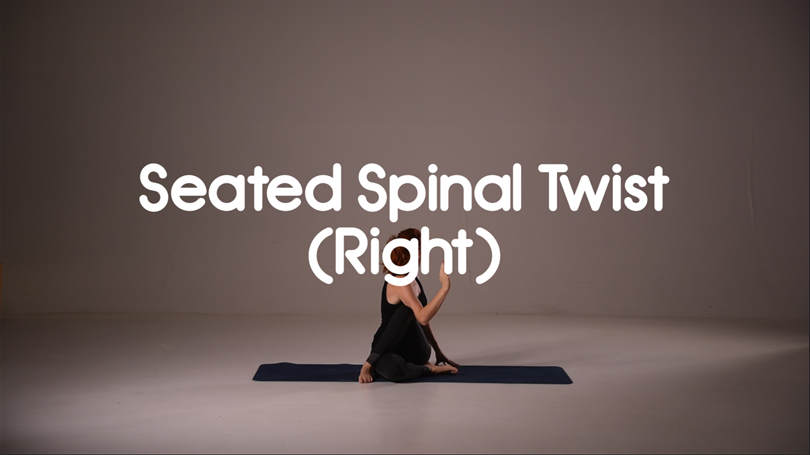 How to do Seated Spinal Twist - Yoga Poses – Group HIIT