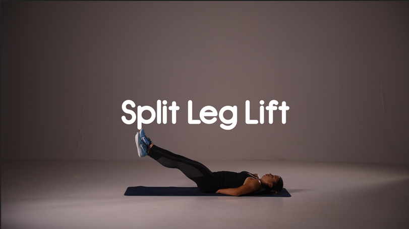 How to do a Split Leg Lift - HIIT Abs Exercise – Group HIIT