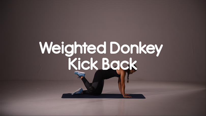 How to do a Weighted Donkey Kick Back - HIIT Exercise – Group HIIT